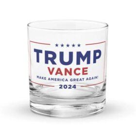 Donald Trump Whiskey Glass, 47th President Bourbon Glasses