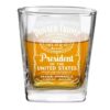 Donald Trump Whiskey Glass, 47th President Bourbon Glasses